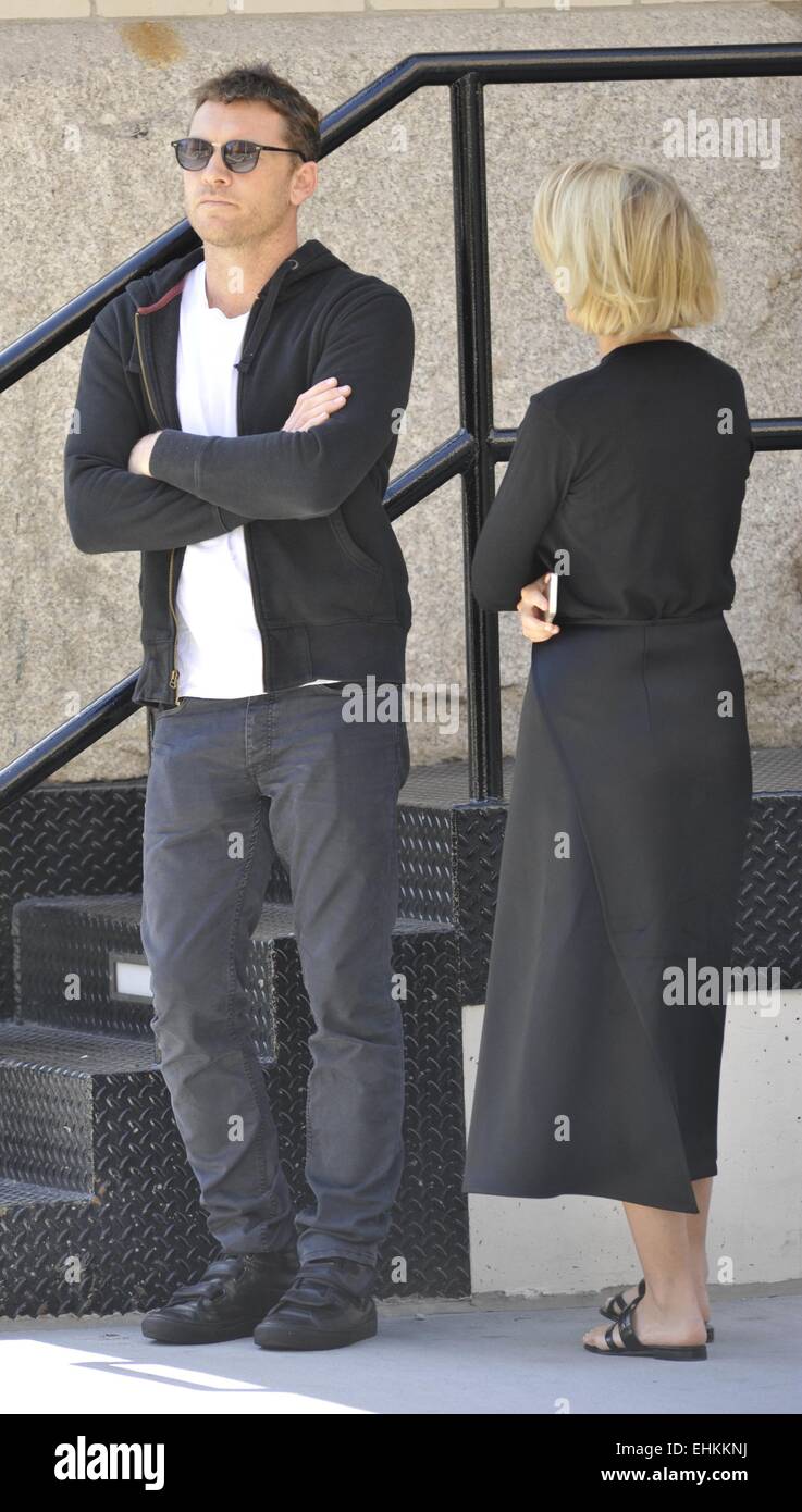 Sam Worthington and Lara Bingle out for a stroll Featuring: Sam ...