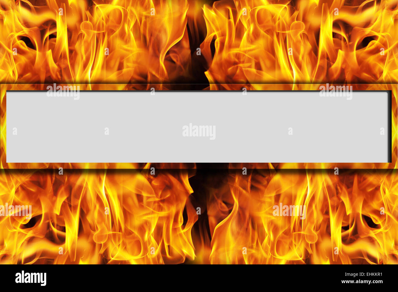 Fire stripe with free space for text Stock Photo - Alamy