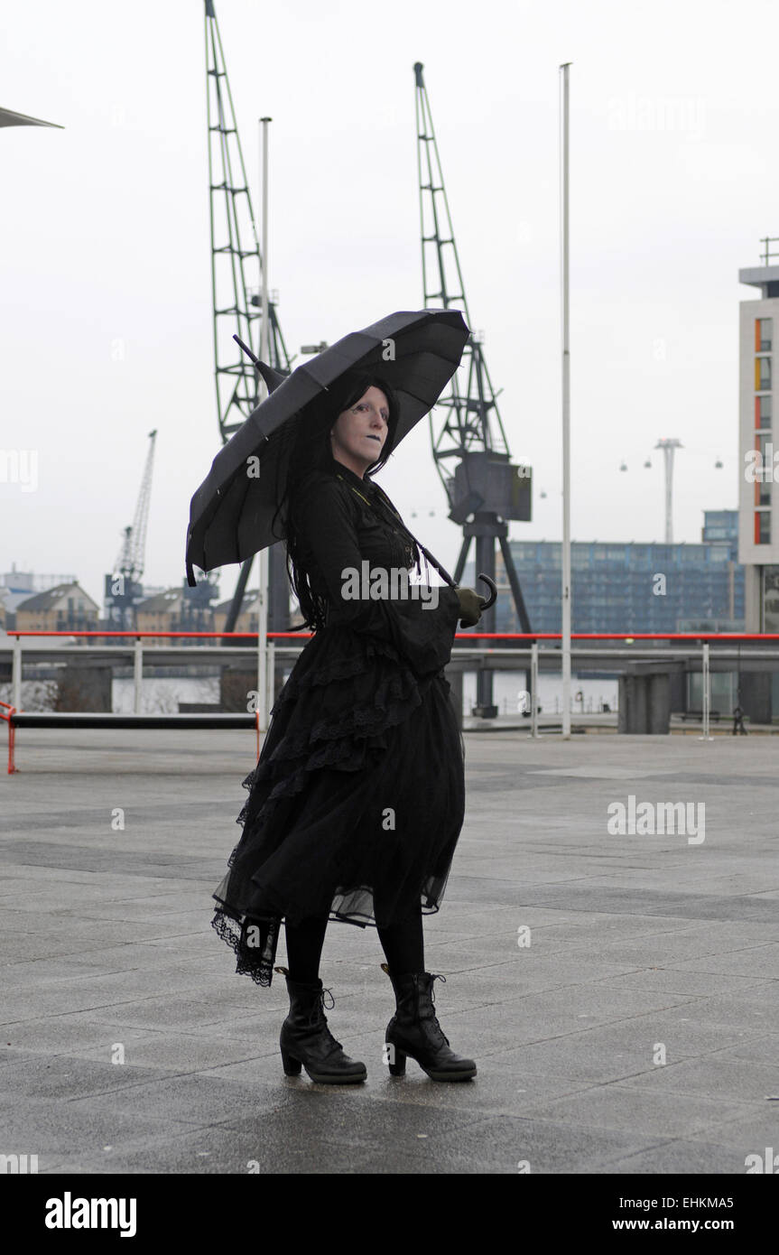 London, UK. 15th March 2015. Lucia Duvant attends as Death from the ...