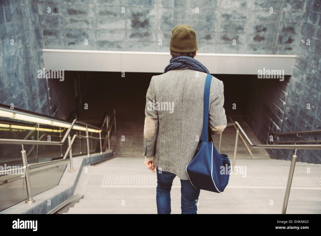 Man From Behind High Resolution Stock Photography and Images - Alamy