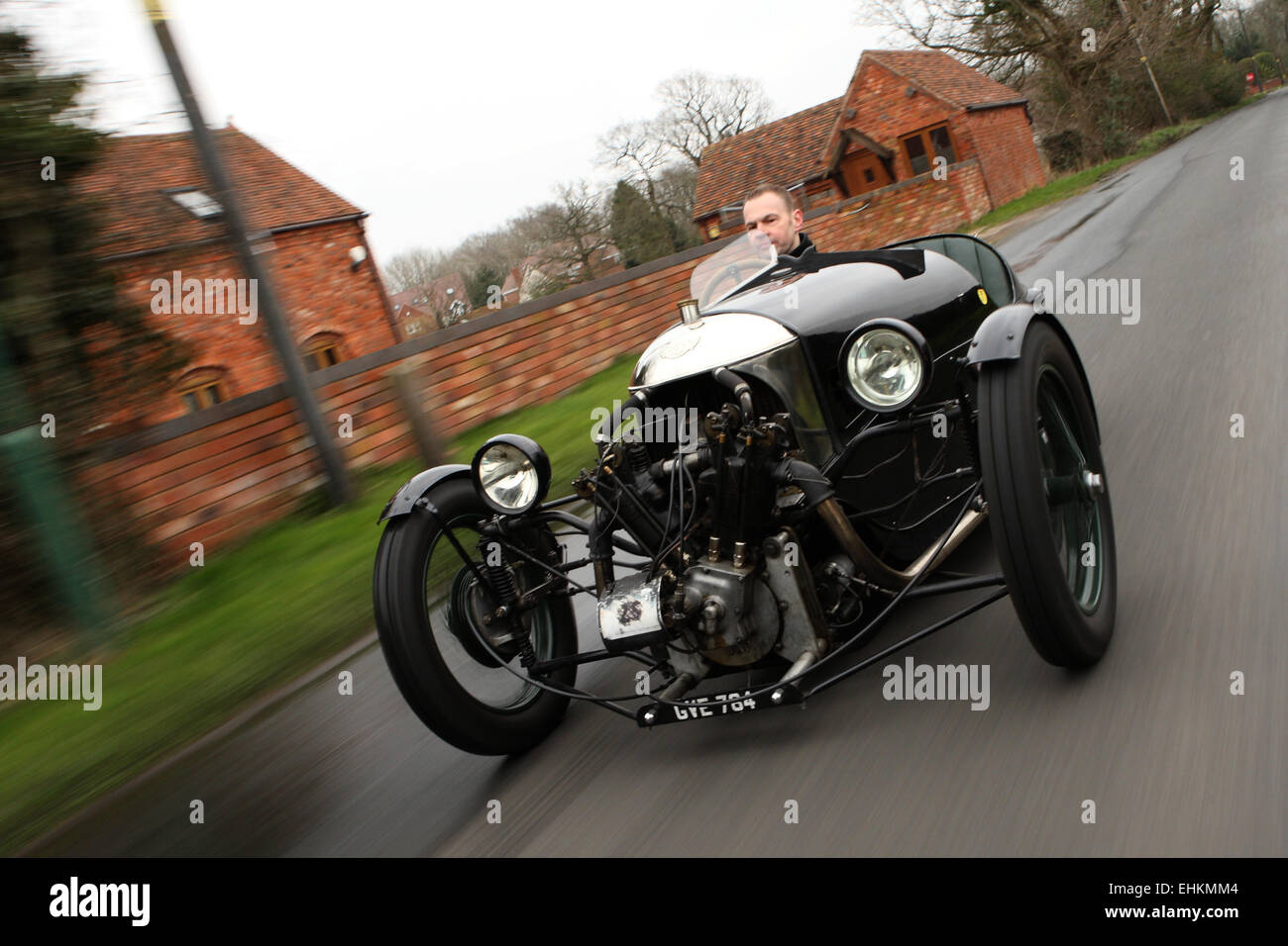 Morgan super aero sports car vintage classic hi-res stock photography ...