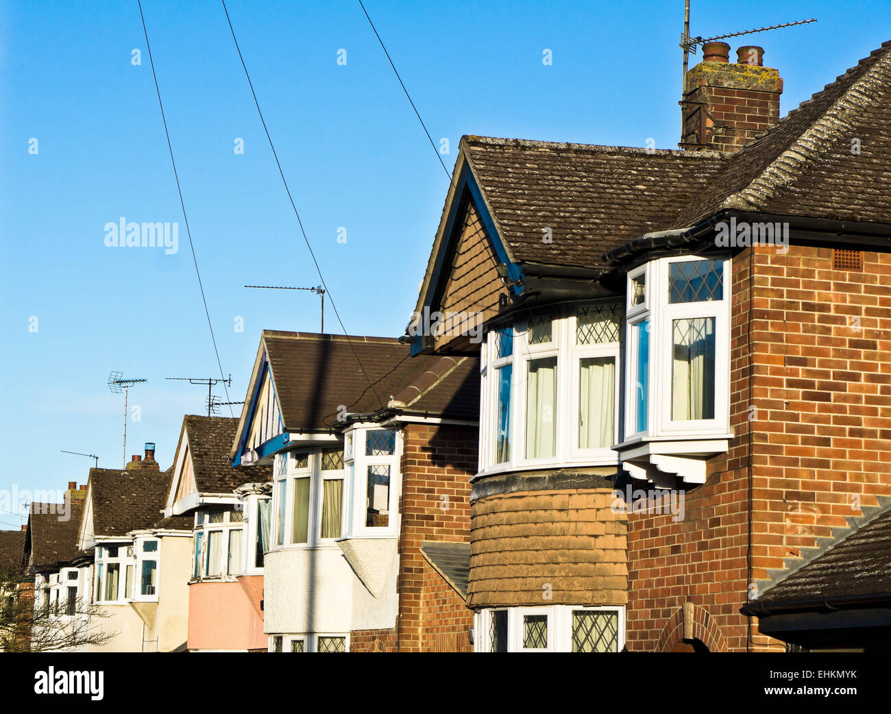 Brick built semi detached house house hi-res stock photography and ...