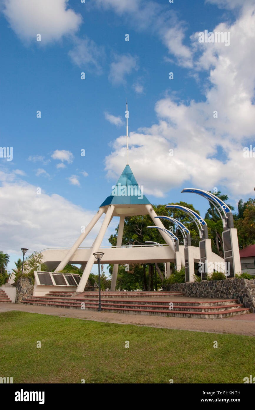 Monument to the Races. Amador Causeway, Panama City, Republic of Panama ...