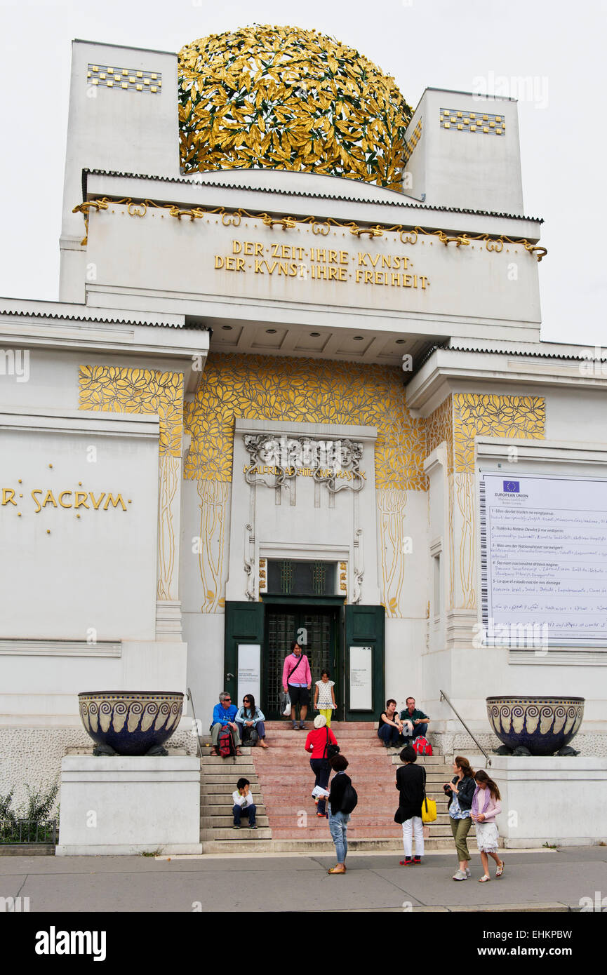 The Secession Building, an Exhibition Hall for Contemporary Art, Vienna ...