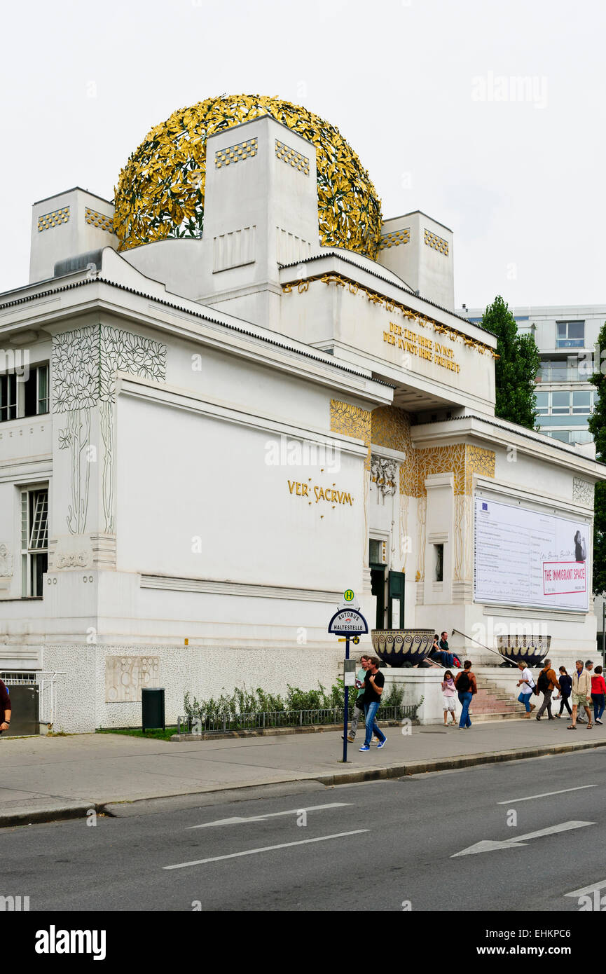The Secession Building, an Exhibition Hall for Contemporary Art, Vienna ...