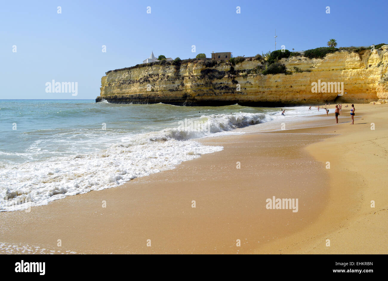 Senhora Da Rocha Beach in Portugal Stock Photo - Alamy
