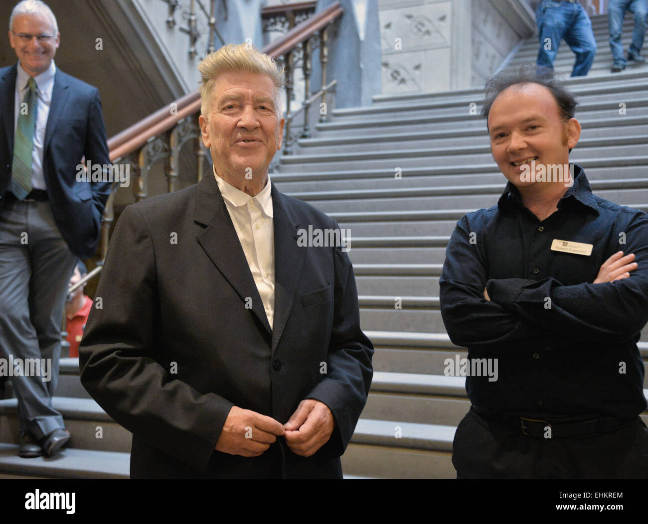 David Lynch at the Pennsylvania Academy of Fine Arts where they will be ...