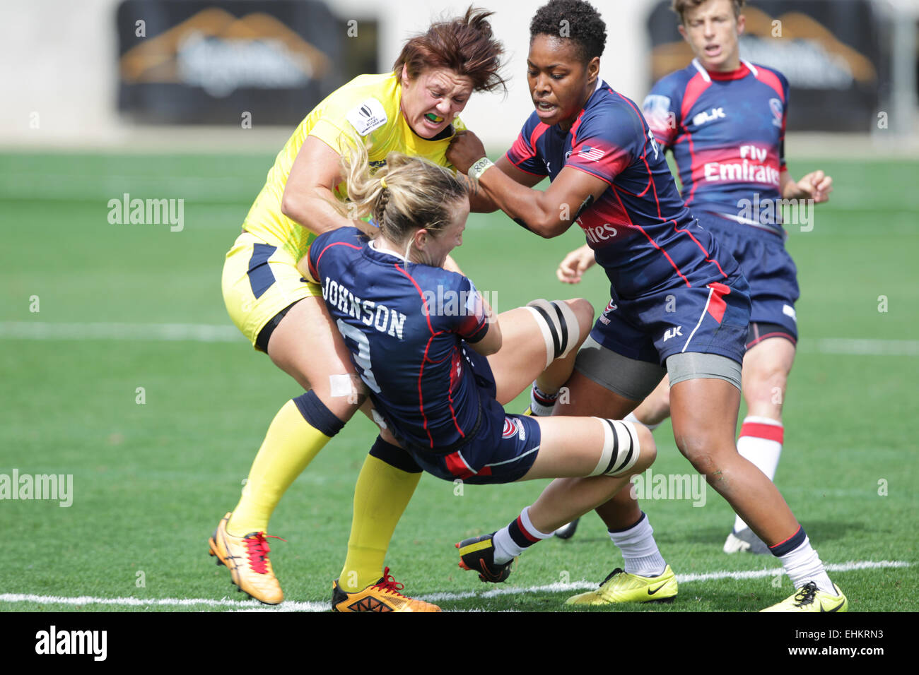 Atlanta, Georgia, USA. 15th Mar, 2015. The World Rugby Women's Sevens ...