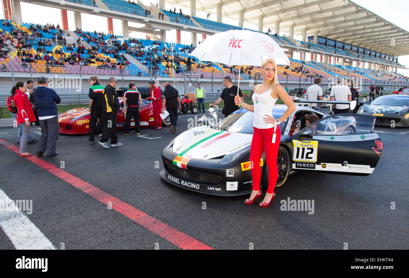 ISTANBUL, TURKEY - OCTOBER 25, 2014: Kessel Racing Team driver Rick ...