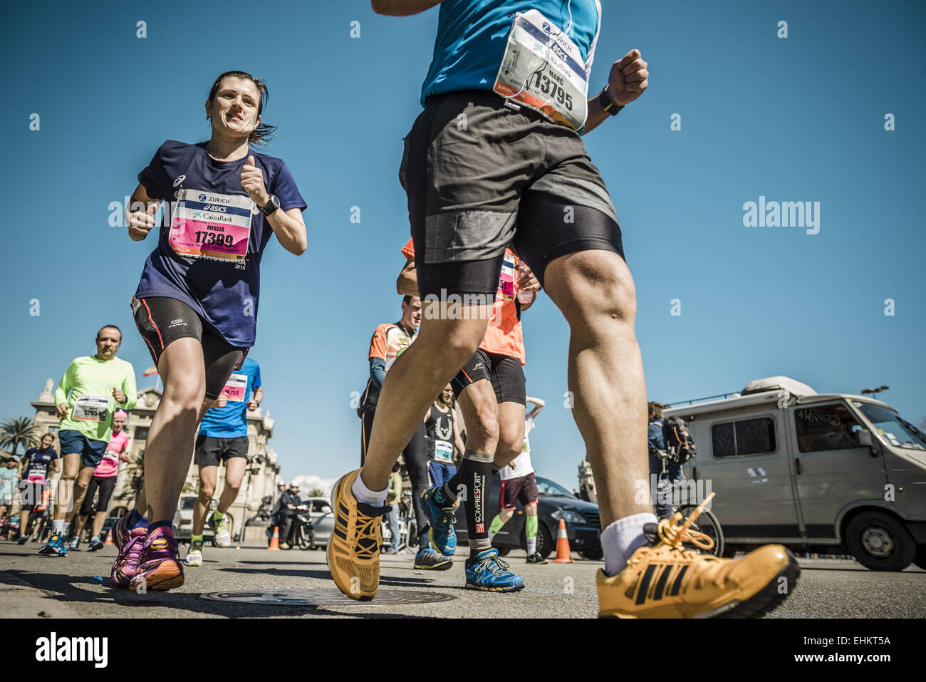 Marathon barcelona hi-res stock photography and images - Alamy