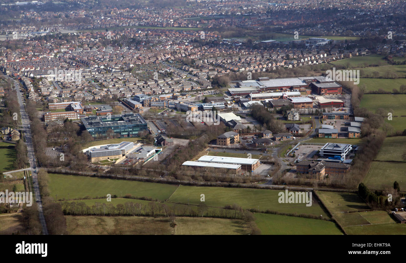 aerial view of Cardale Park Business Park, Harrogate, North Yorkshire ...