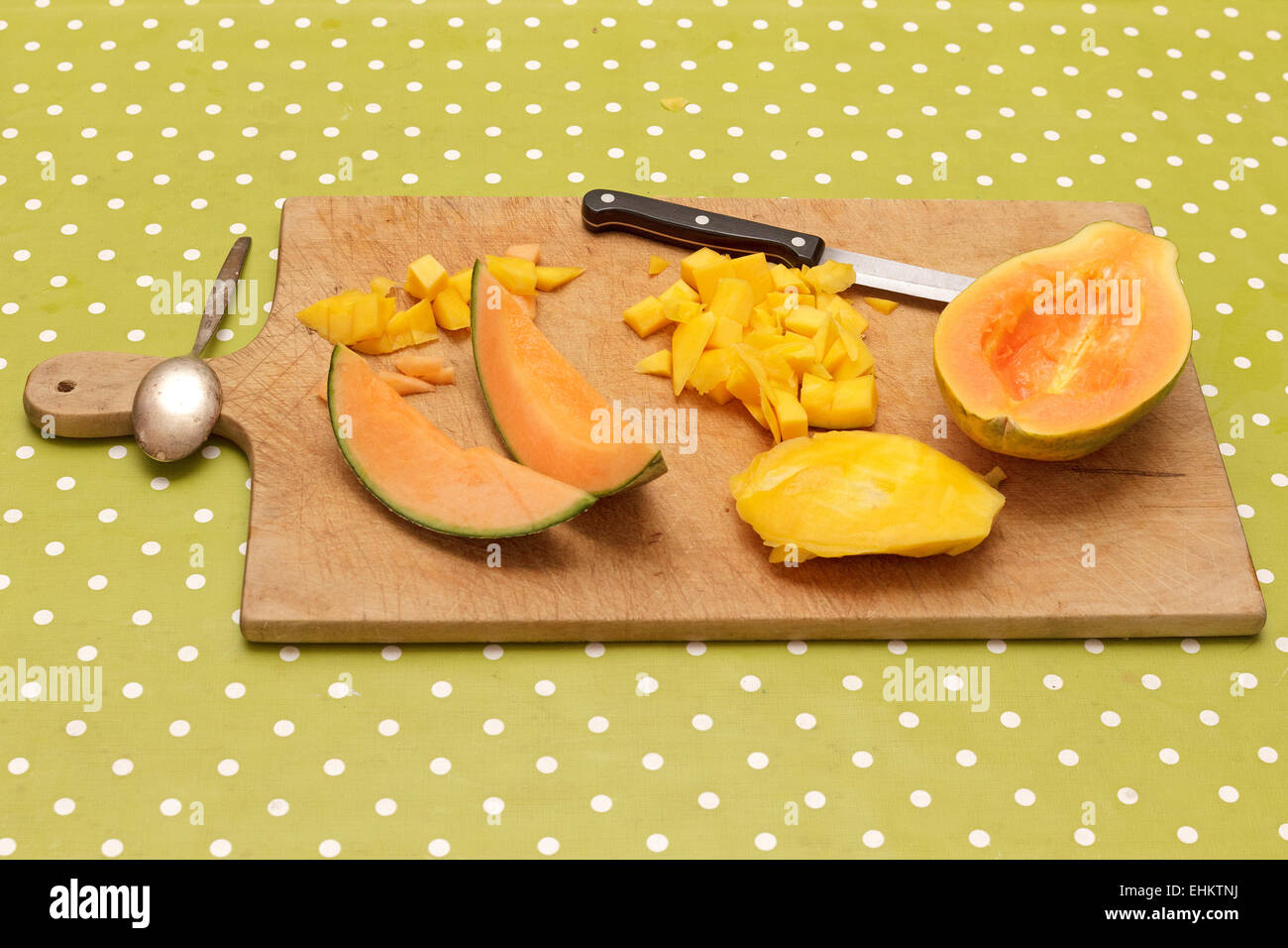 Chopped fruit hi-res stock photography and images - Alamy