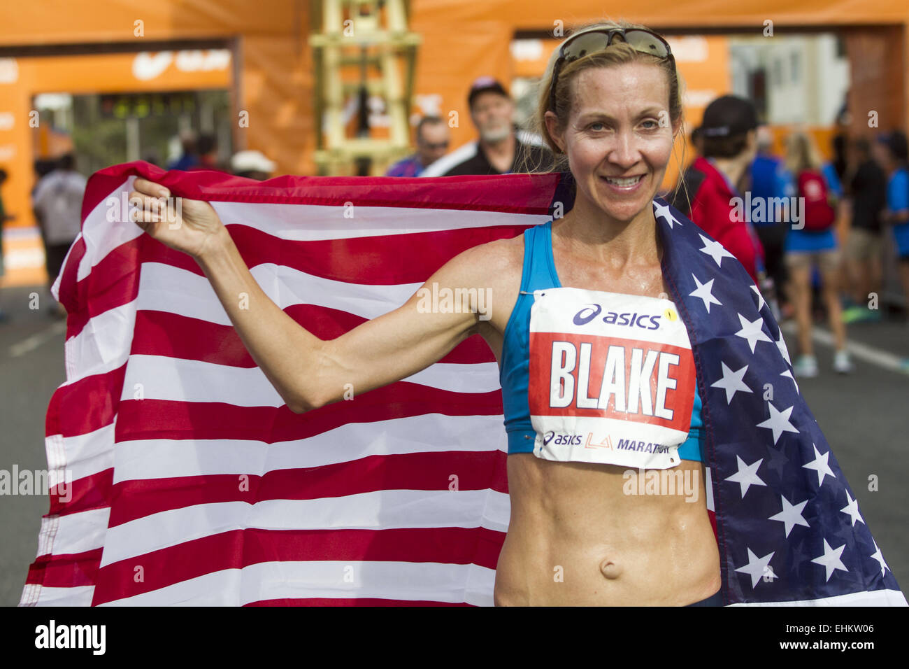 Los Angeles, California, USA. 15th Mar, 2015. American runner Blake ...