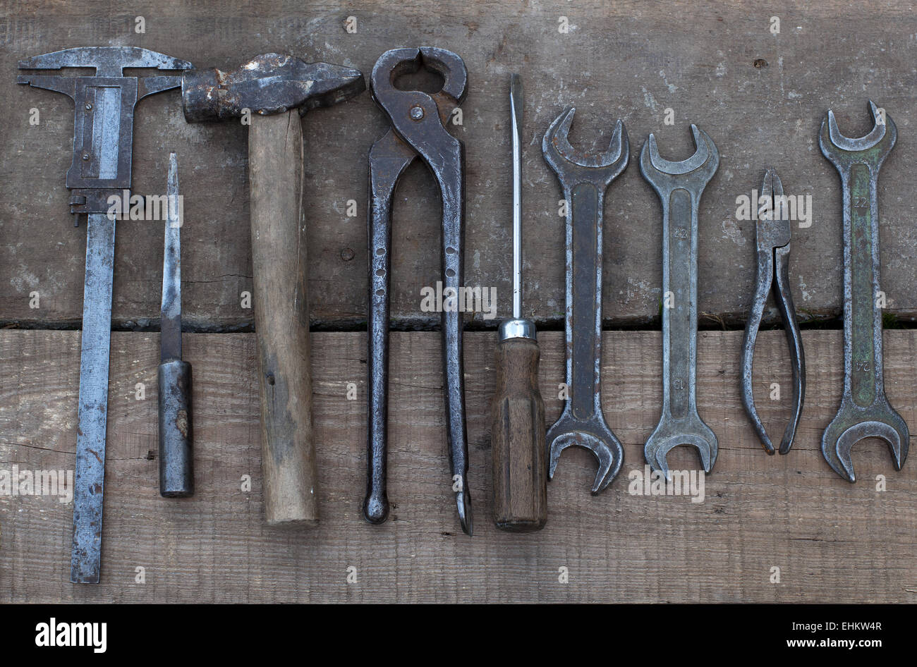 Carpentry tools still life hi-res stock photography and images - Alamy