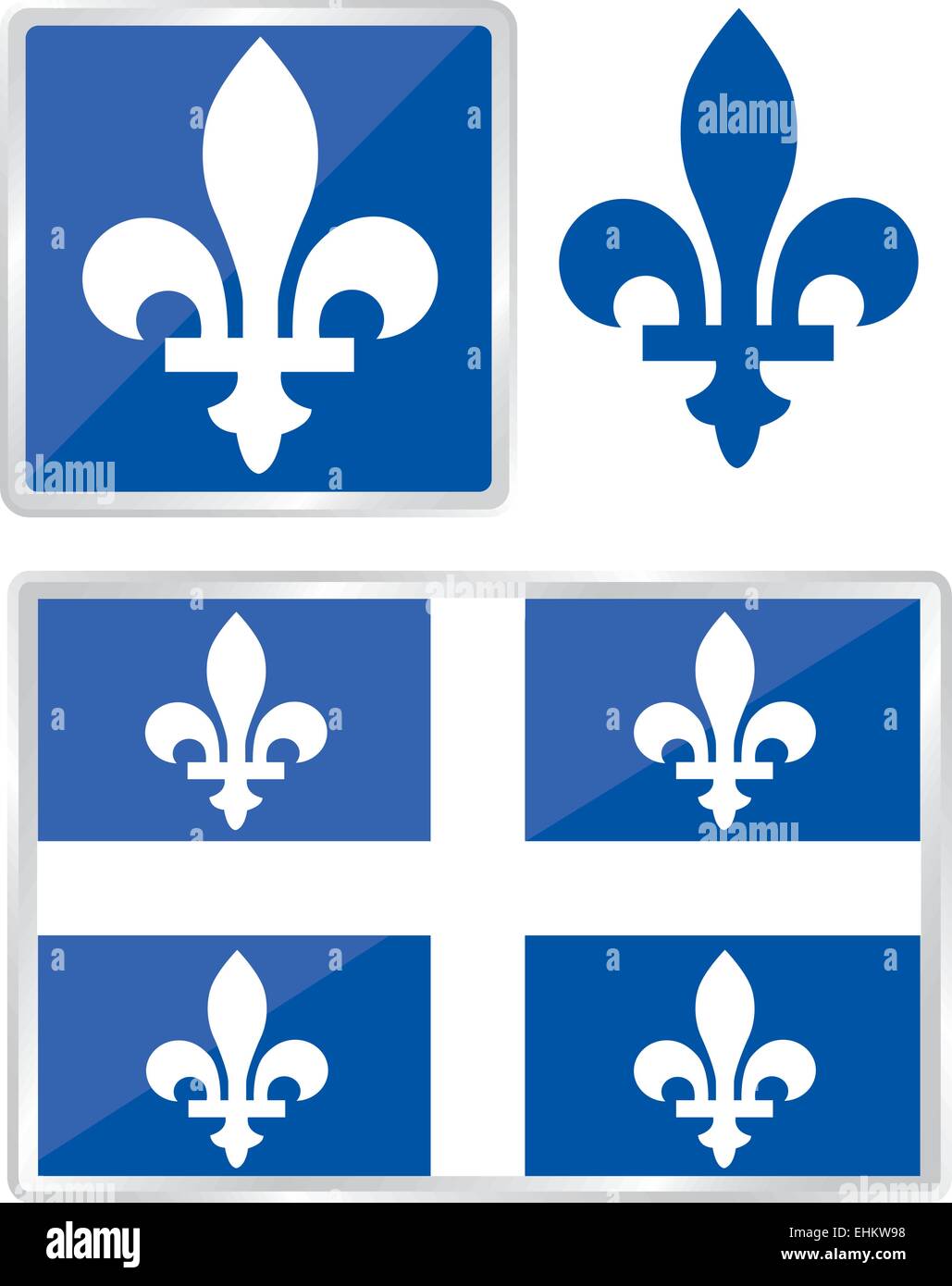 Quebec flag hi-res stock photography and images - Alamy