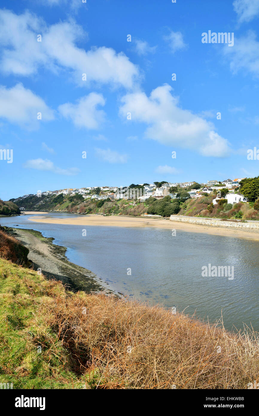 The River Gannel at Newquay in Cornwall, UK Stock Photo - Alamy