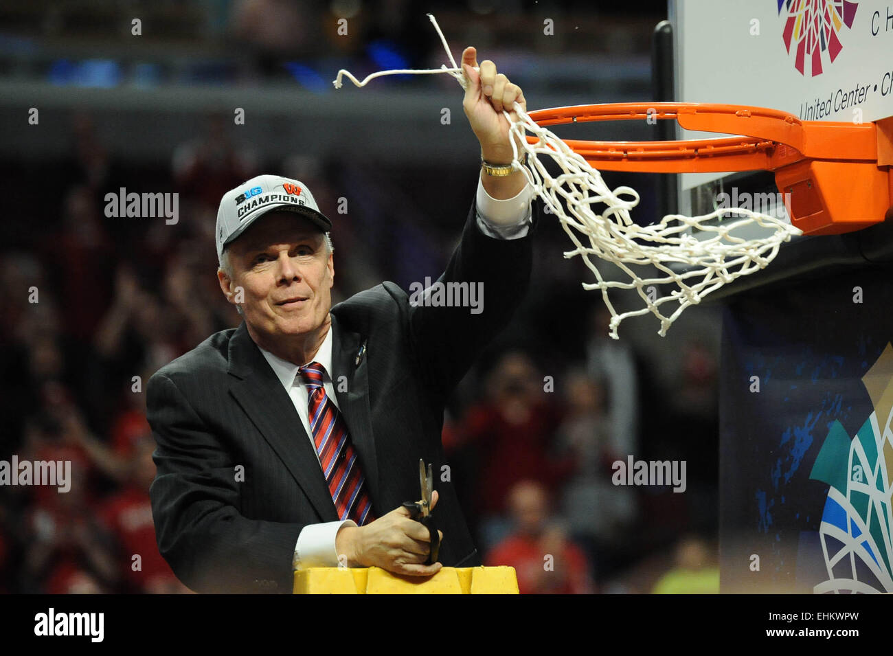 Chicago, Illinois, USA. 15th Mar, 2015. Wisconsin Badgers head coach Bo ...