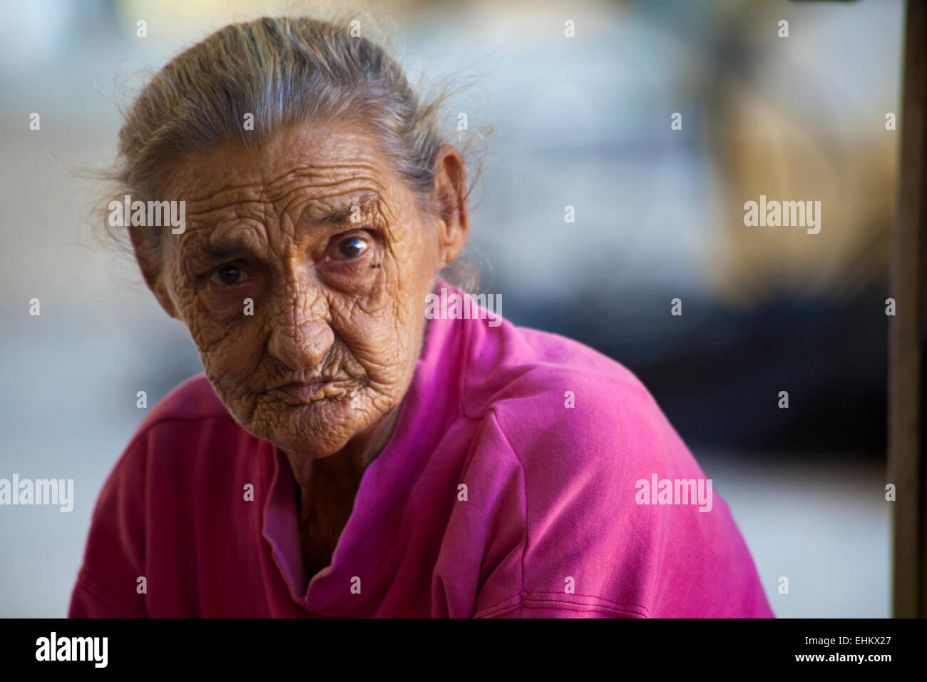Wrinkled old lady hi-res stock photography and images - Alamy
