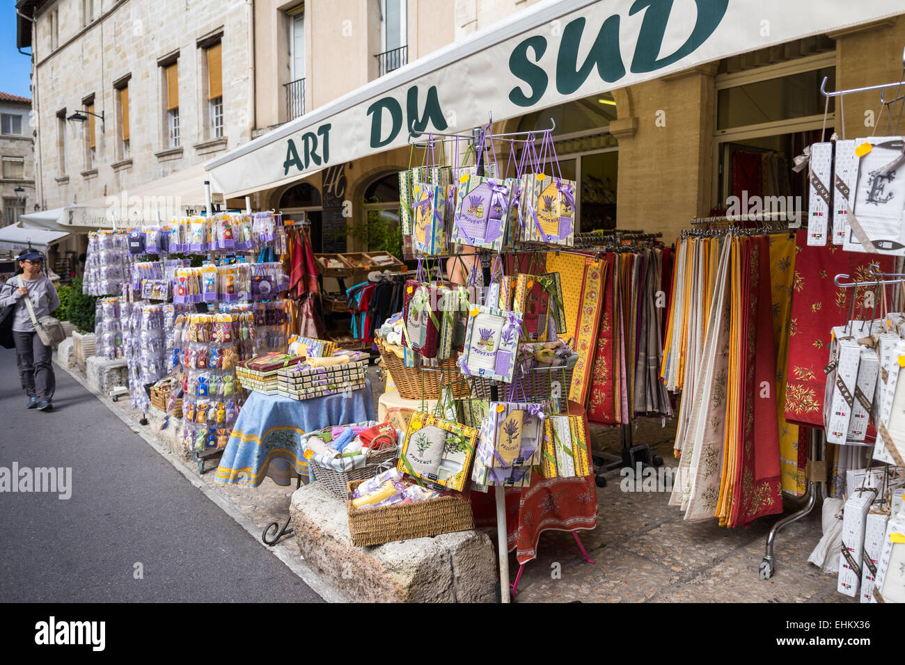 souvenir shop with traditional products, Avignon, Vaucluse Provence ...