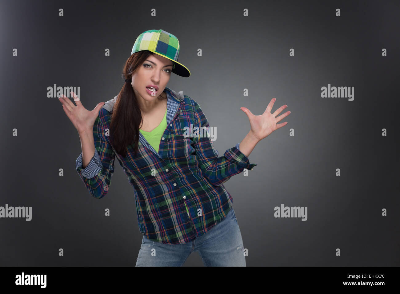 Portrait of street dancer Stock Photo - Alamy
