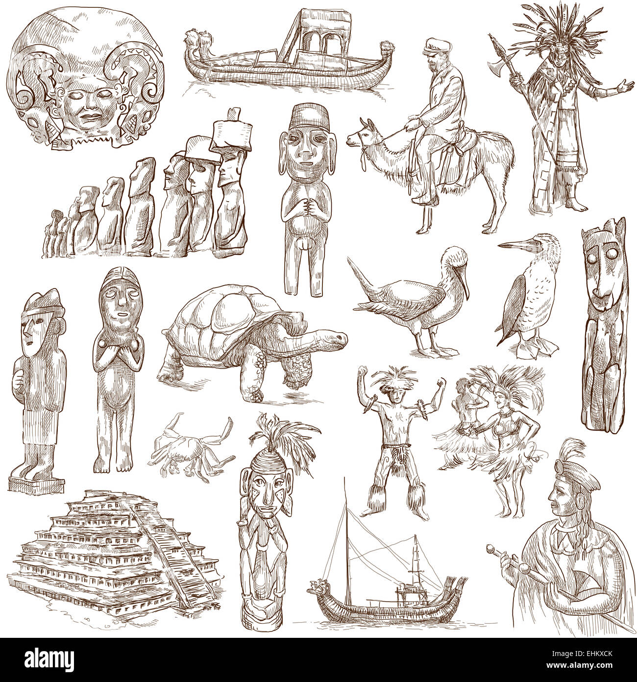 Native american world turtle art hi-res stock photography and images ...