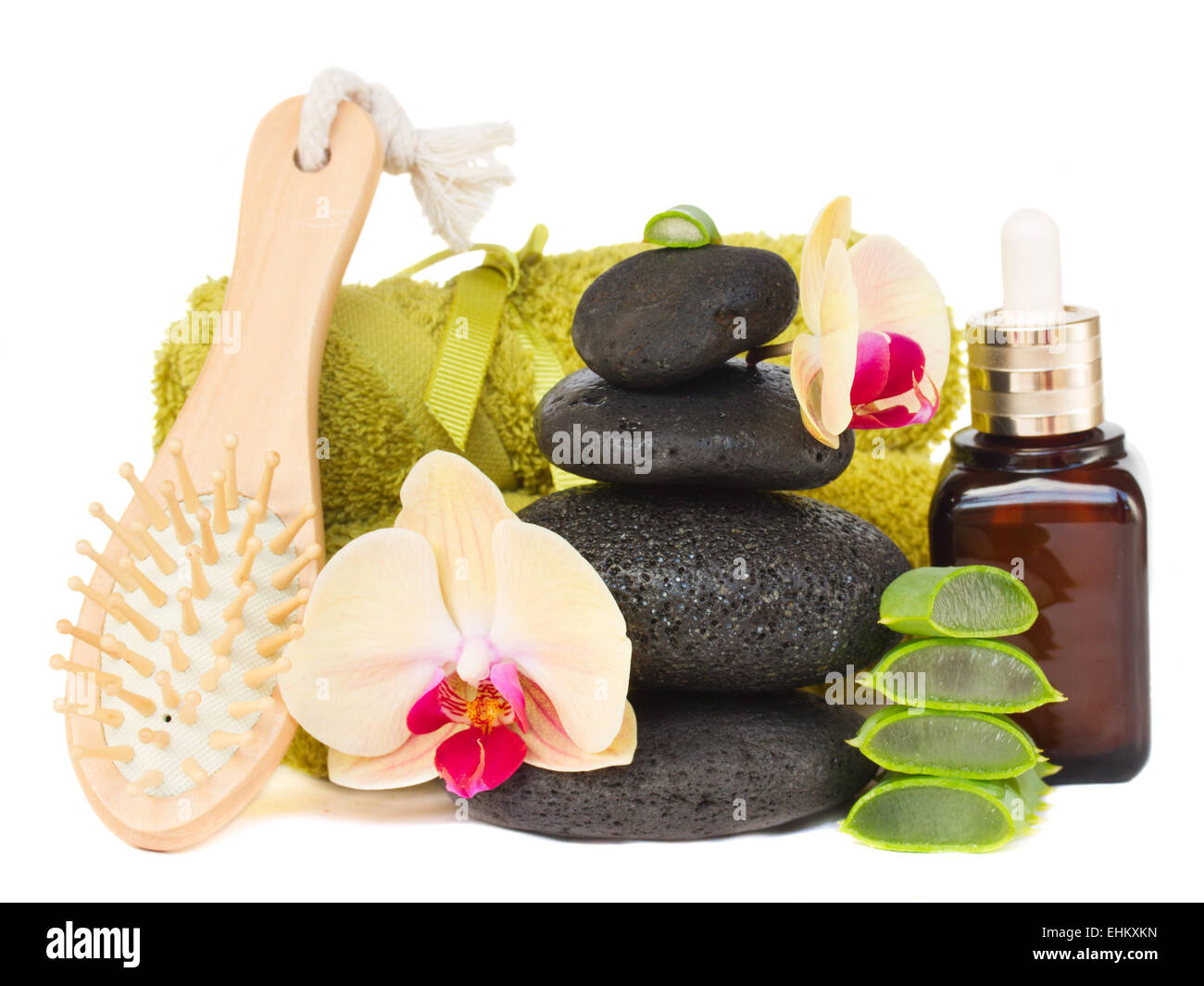 orchid spa treatment Stock Photo - Alamy