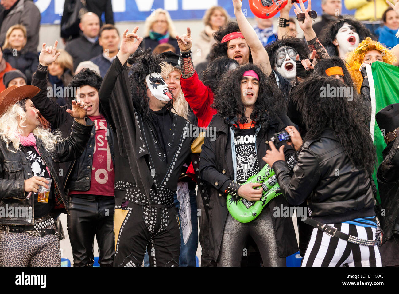 Punk rock fans hi-res stock photography and images - Alamy