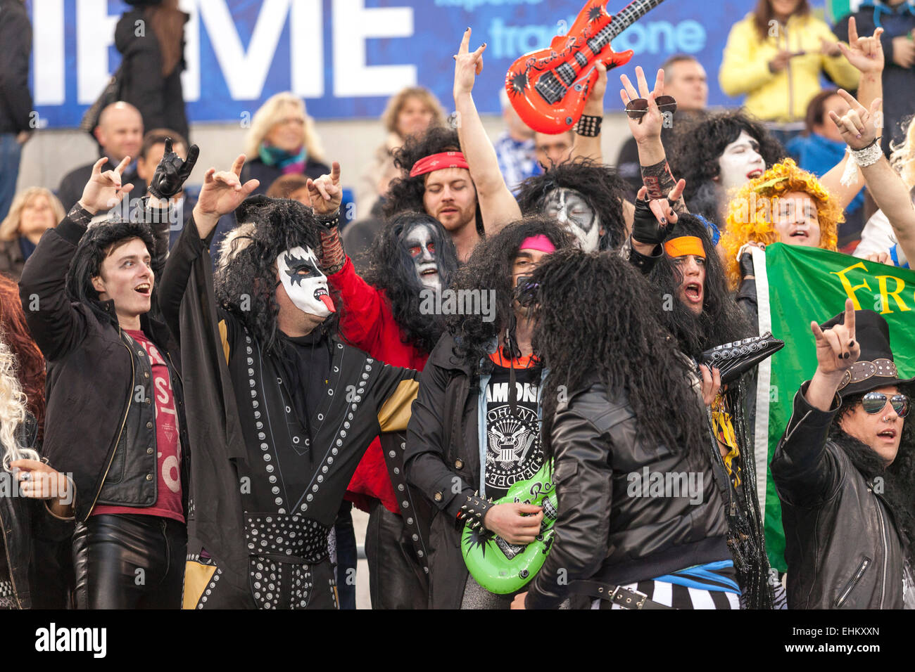 Punk rock fans hi-res stock photography and images - Alamy