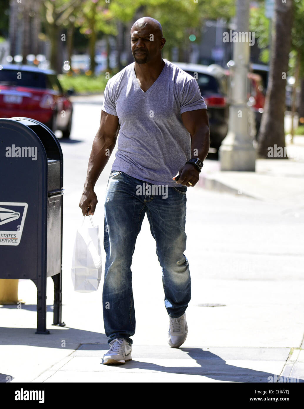 Terry Crews picks up lunch at Lemonade cafe in Los Angeles Featuring ...