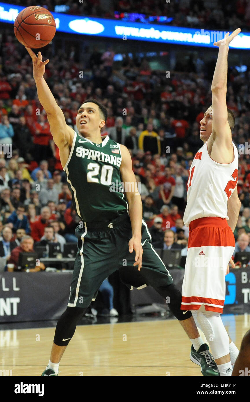 Michigan state spartans guard travis trice 20 hi-res stock photography ...