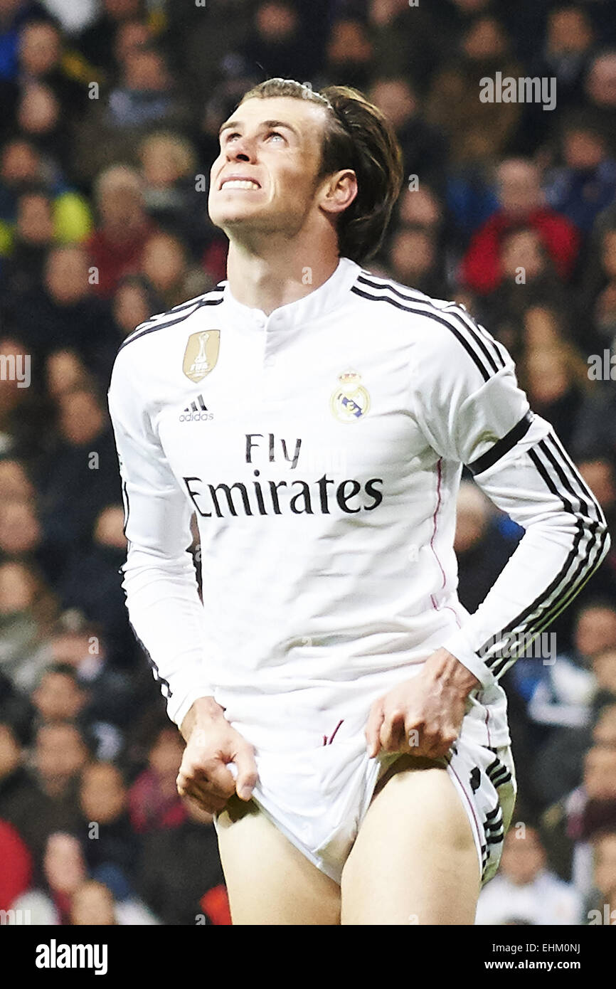 Madrid, Spain. 15th Mar, 2015. Gareth Bale (Real Madrid F.C.) action ...