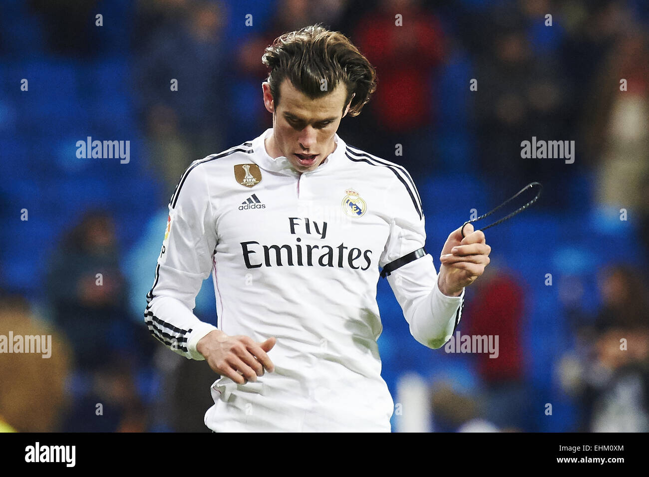 Madrid, Spain. 15th Mar, 2015. Gareth Bale (Real Madrid F.C.) action ...