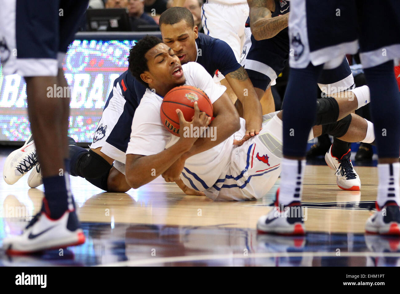 Hartford, Connecticut, USA. 15th Mar, 2015. Southern Methodist Mustangs ...