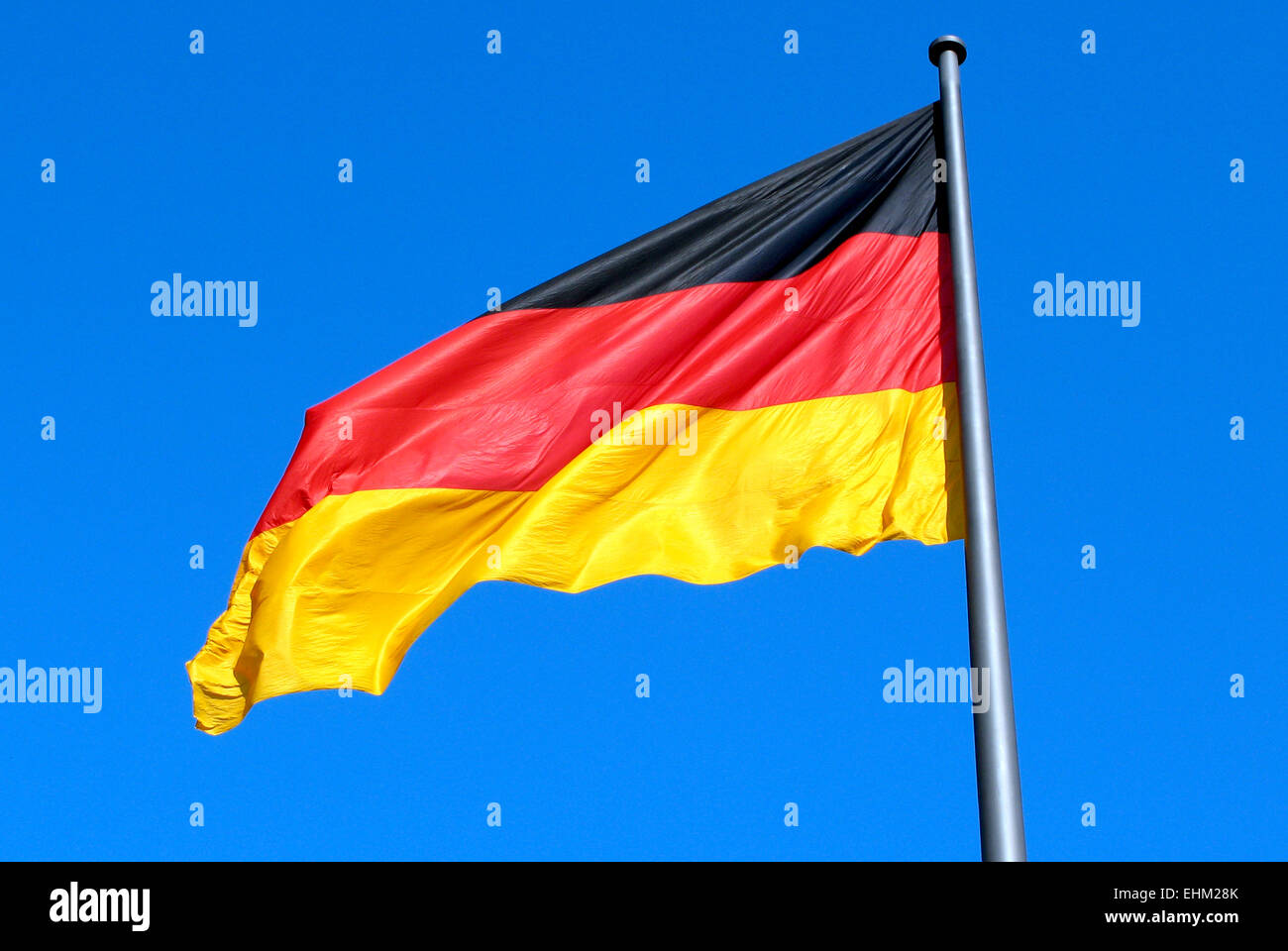 German national flag in the Government sector of Berlin Stock Photo - Alamy