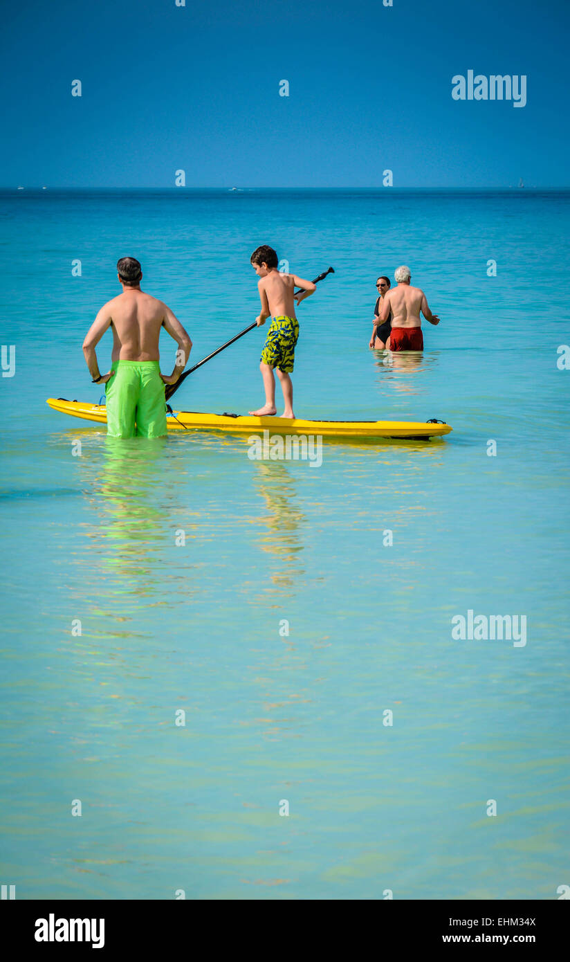 Father and son man and boy bathing hi-res stock photography and images ...