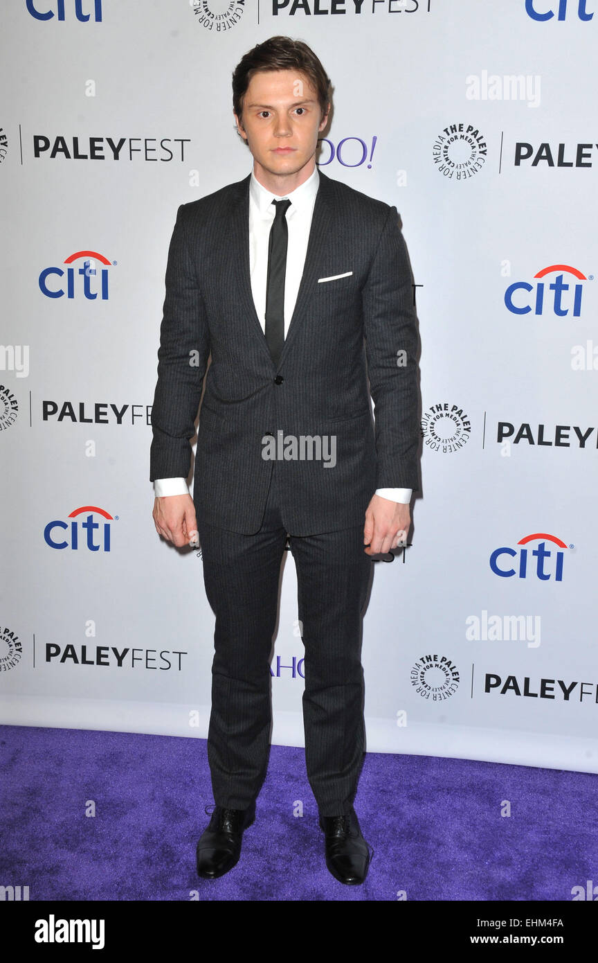 Los Angeles, California, USA. 15th Mar, 2015. Evan Peters attending The ...