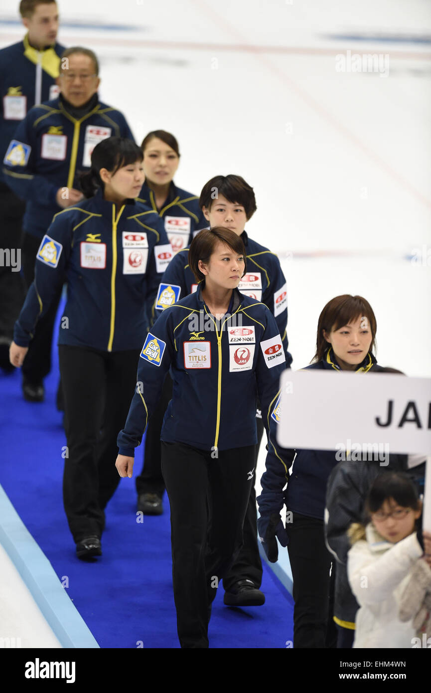 Sapporo, Hokkaido, Japan. 14th Mar, 2015. Japan team group (JPN ...