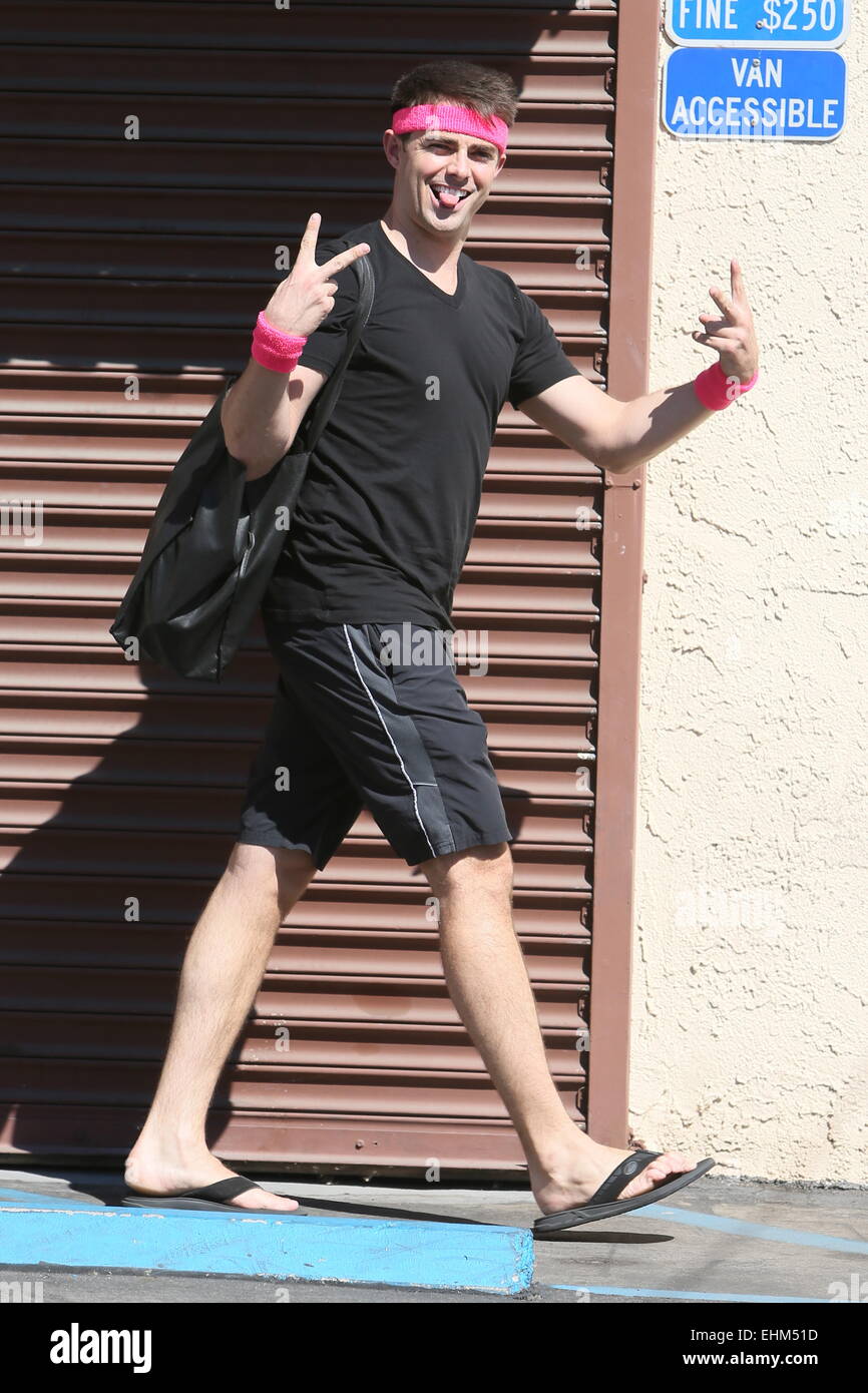 Celebrities and their dance partners seen at a dance studio for ...