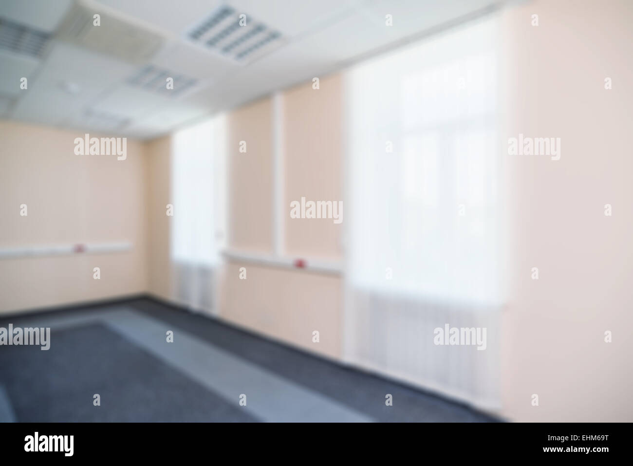 Common generic office building interior blur background Stock Photo - Alamy