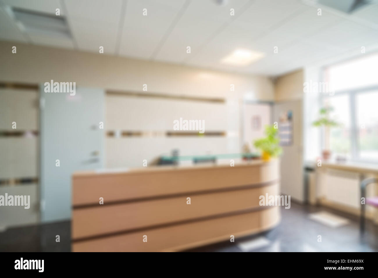 Common generic office building interior blur background Stock Photo - Alamy