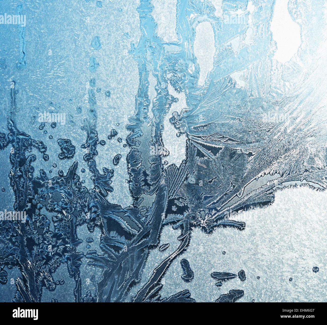 ice pattern on a winter window Stock Photo - Alamy