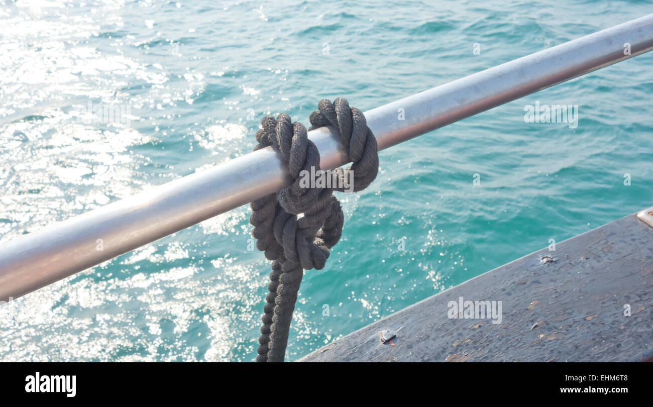 Twisted ship rope on hi-res stock photography and images - Alamy