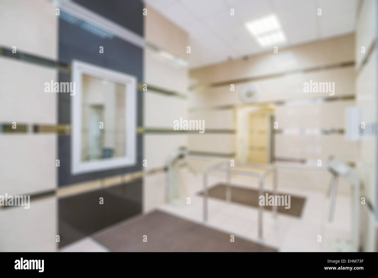 Common generic office building interior blur background Stock Photo - Alamy