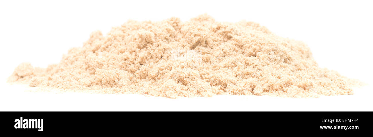 pile of sand isolated on white background Stock Photo - Alamy