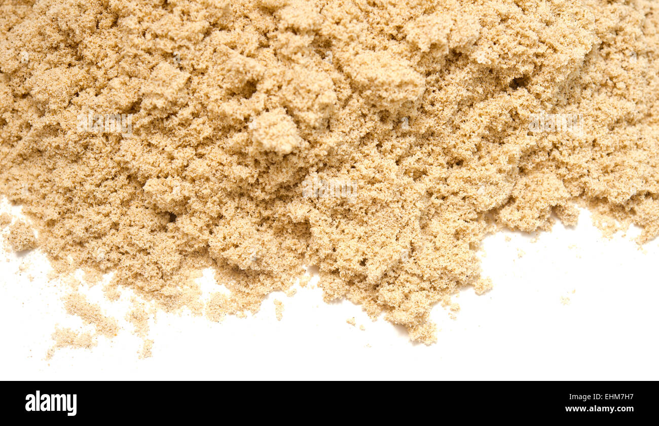 pile of sand isolated on white background Stock Photo - Alamy