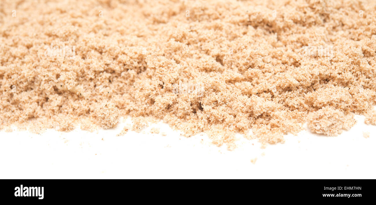 wet sand isolated on white background Stock Photo - Alamy
