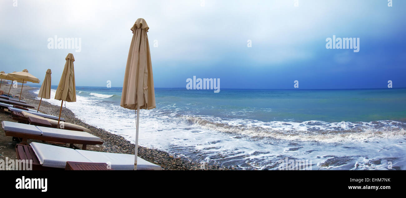 Mediterranean sea beach Stock Photo - Alamy