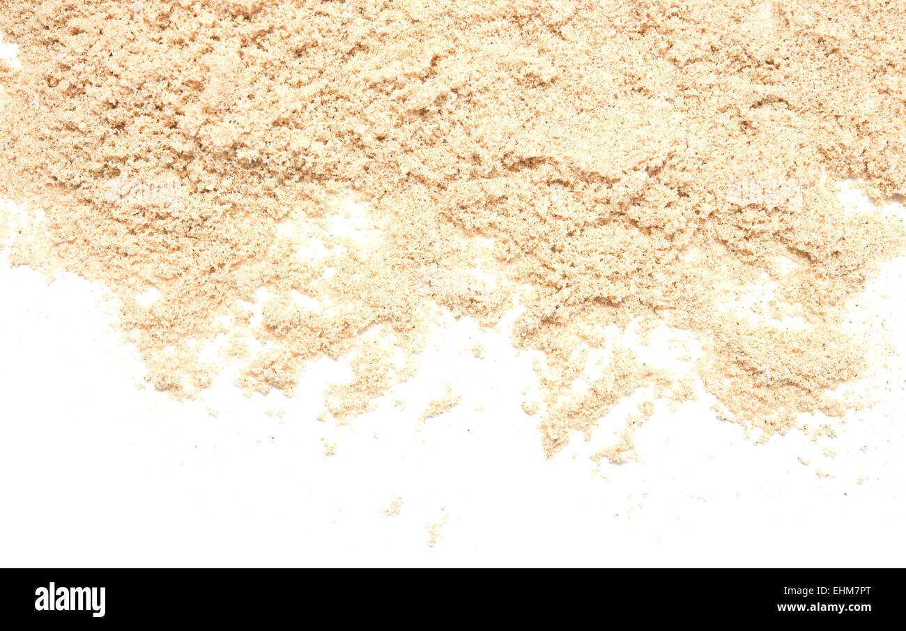 fine sand isolated on white background Stock Photo - Alamy
