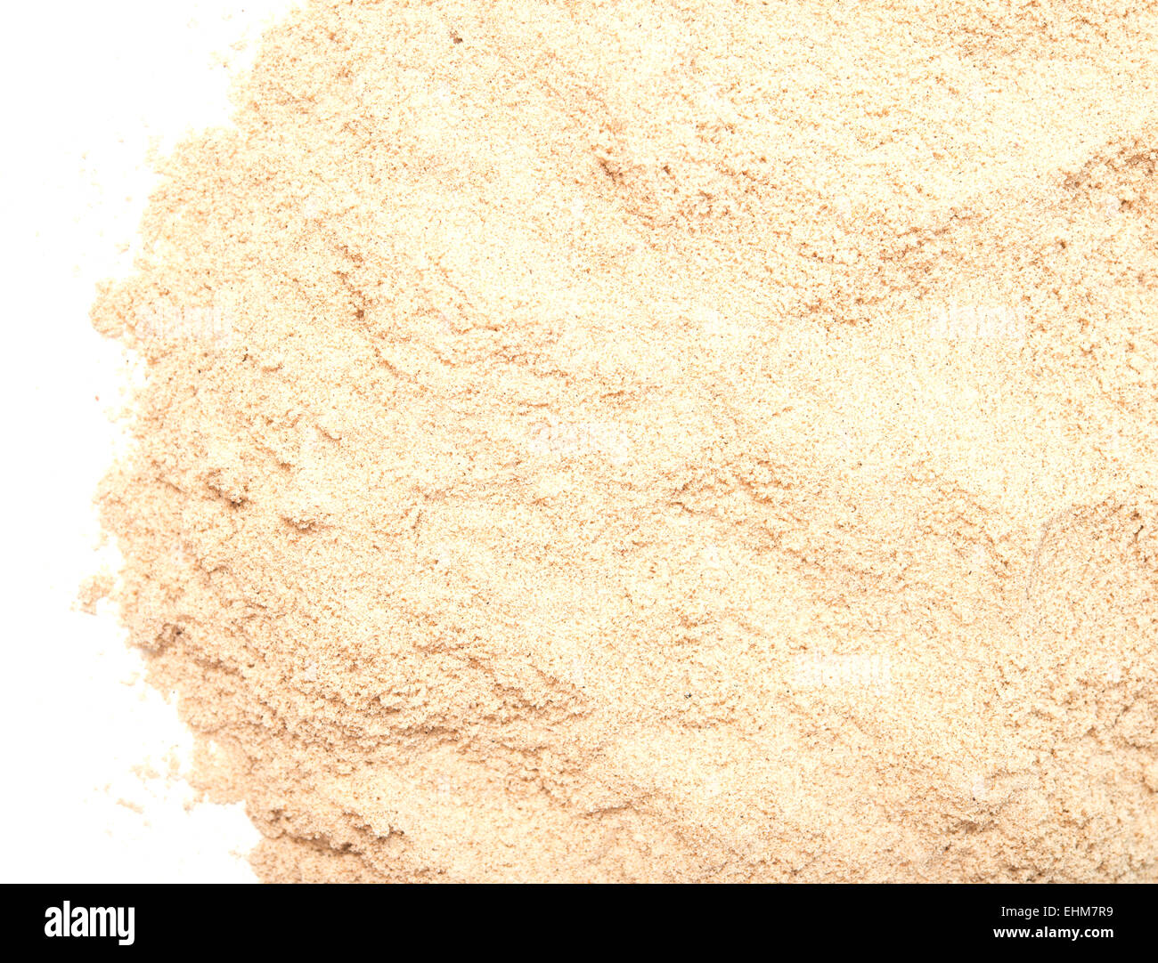 sand isolated on white background Stock Photo - Alamy