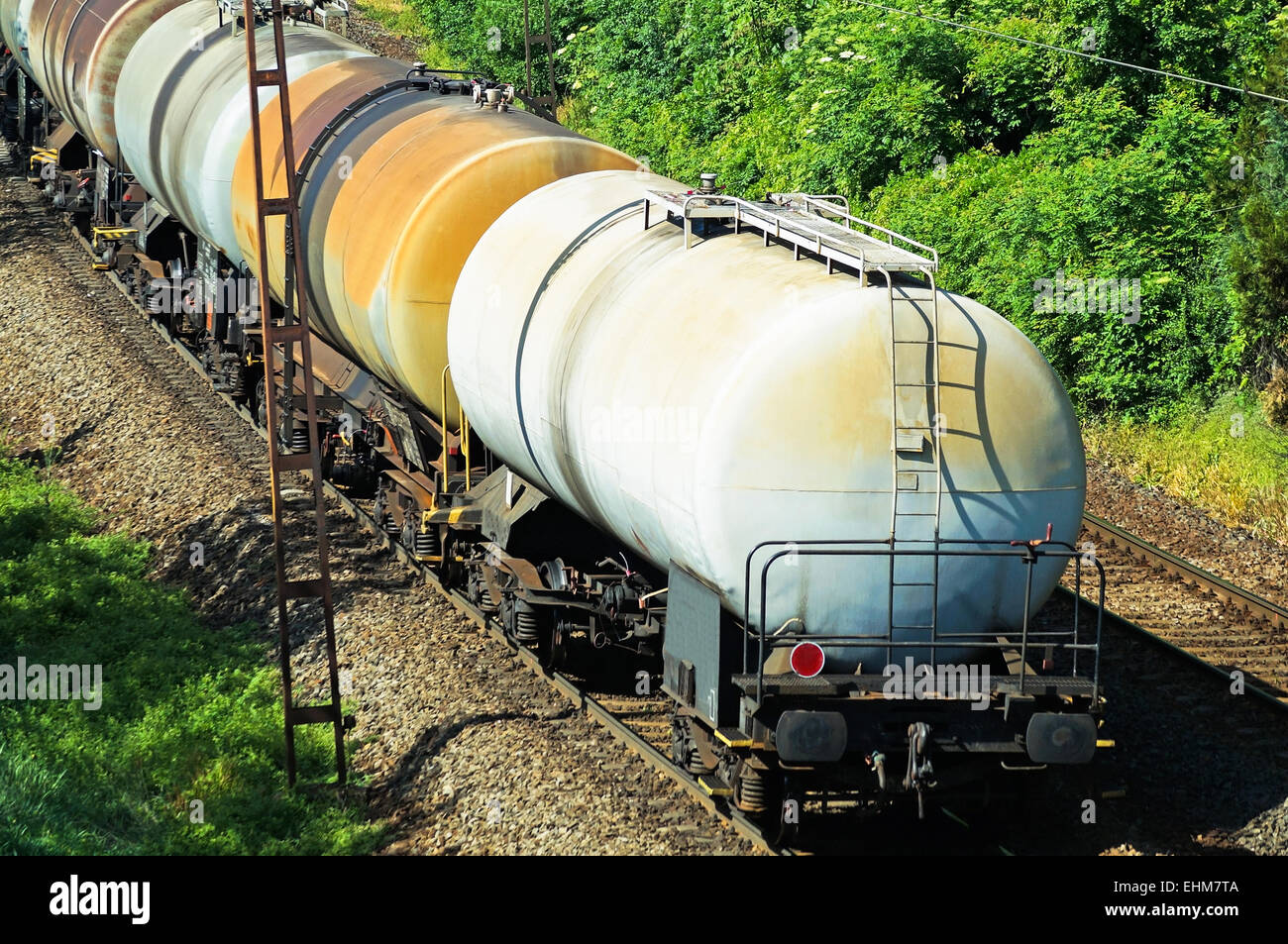 Railway oil tanker hi-res stock photography and images - Alamy